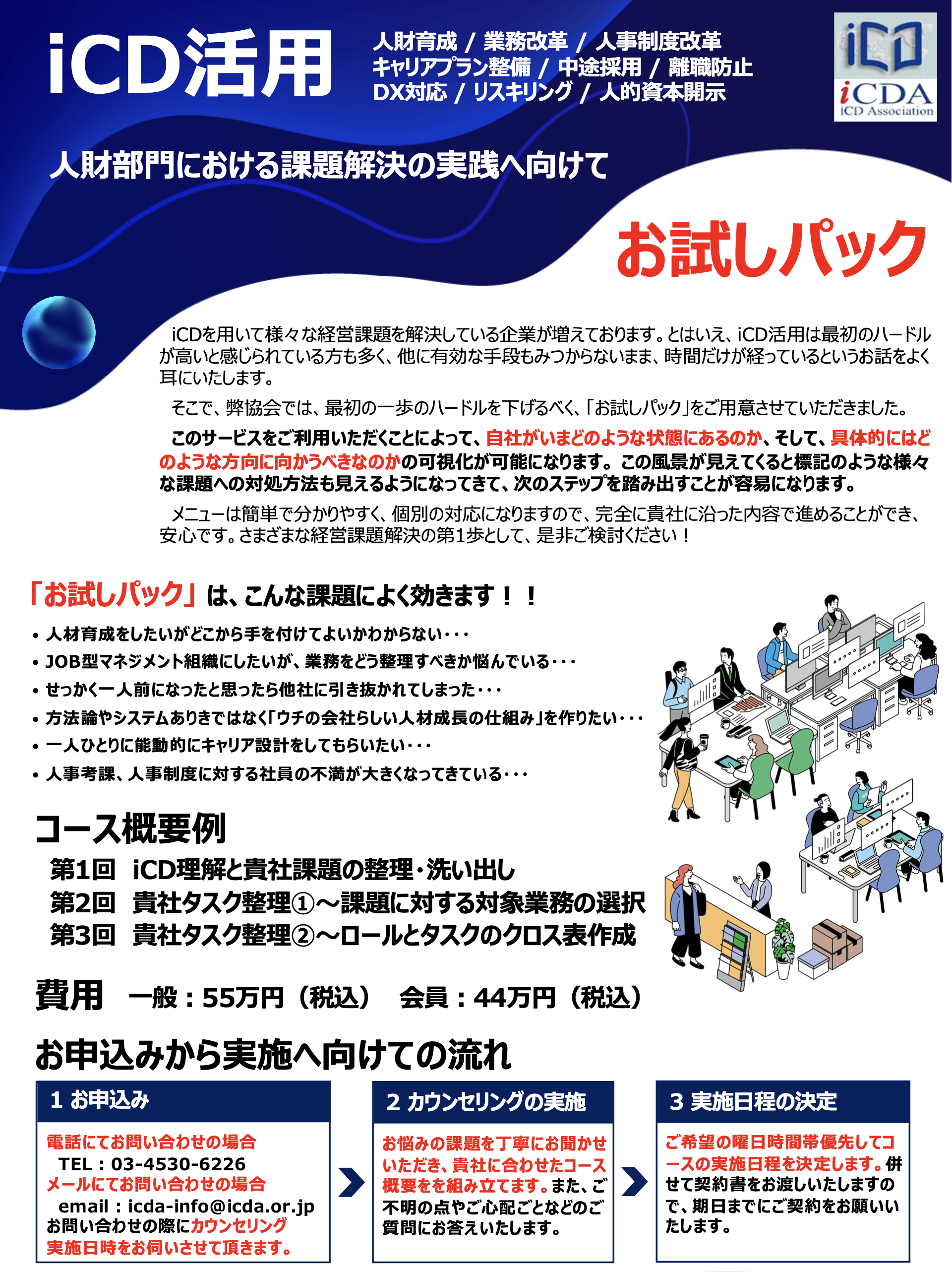 iCD活用お試しパック | iCD活用サービス | iCDA